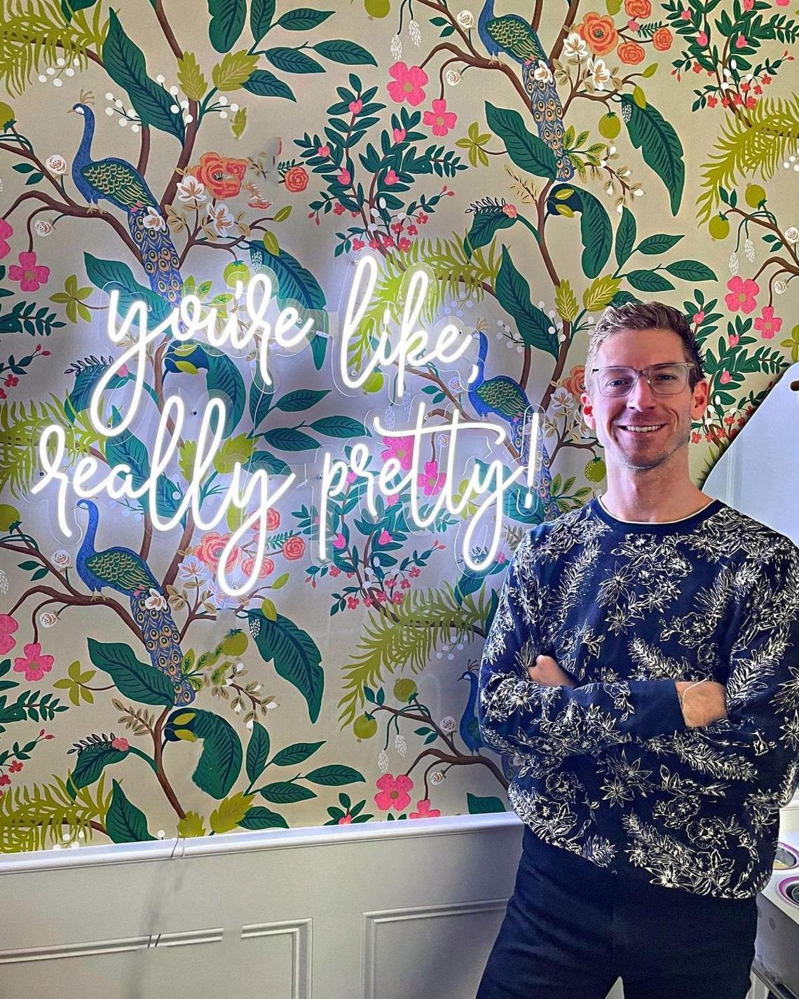 You're like really pretty - Neon Sign Aesthetics - Beauty Salon Sign ...