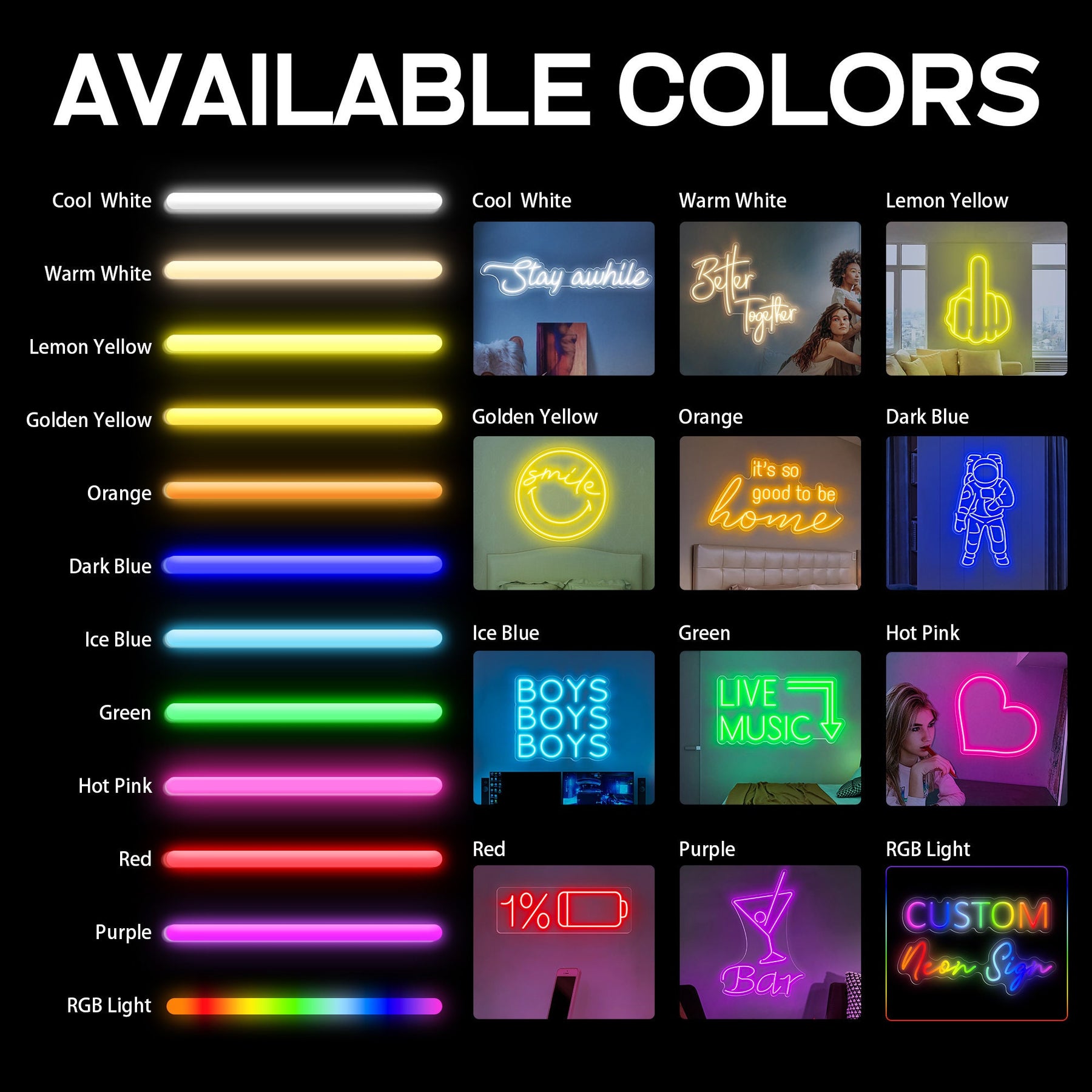 Open Business Led Neon Sign| LED Open Sign Ultra Bright – Neon On Demand