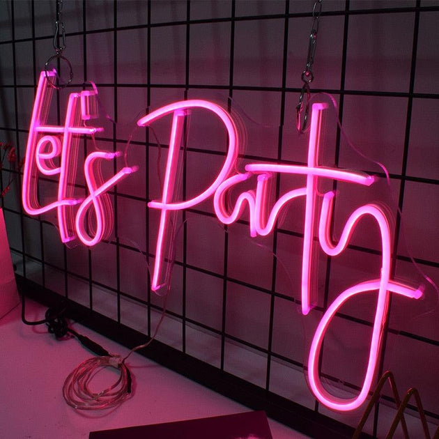 let's party Custom LED Neon Light Signs Decoration – Neon On Demand