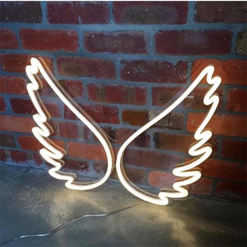 Neon Signs Wing LED Neon Night Light Art Wall Decor Gift – Neon On Demand